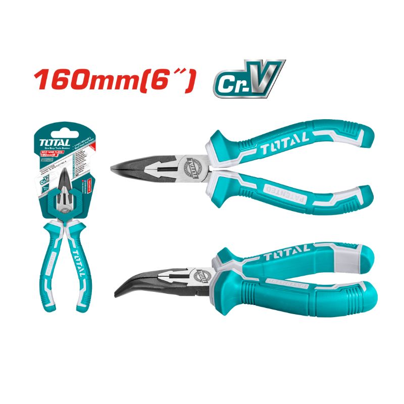 Tenaza De Punta Doble 6" Total Tht1466P | La Mundial